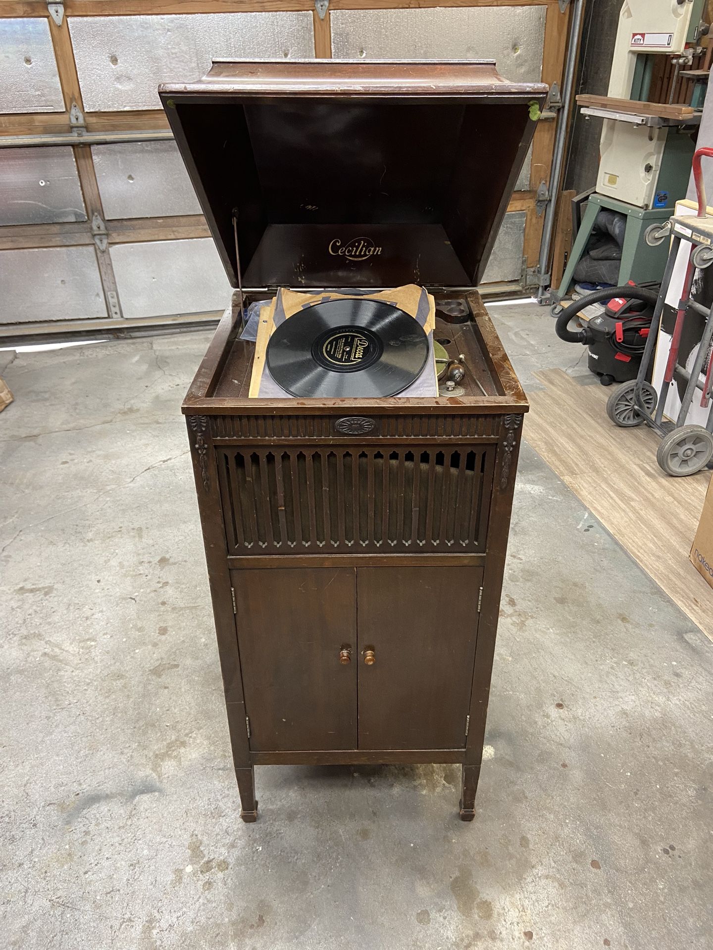 Antique Cecilian Wind Up Record Player Phonograph for Sale in Seattle ...