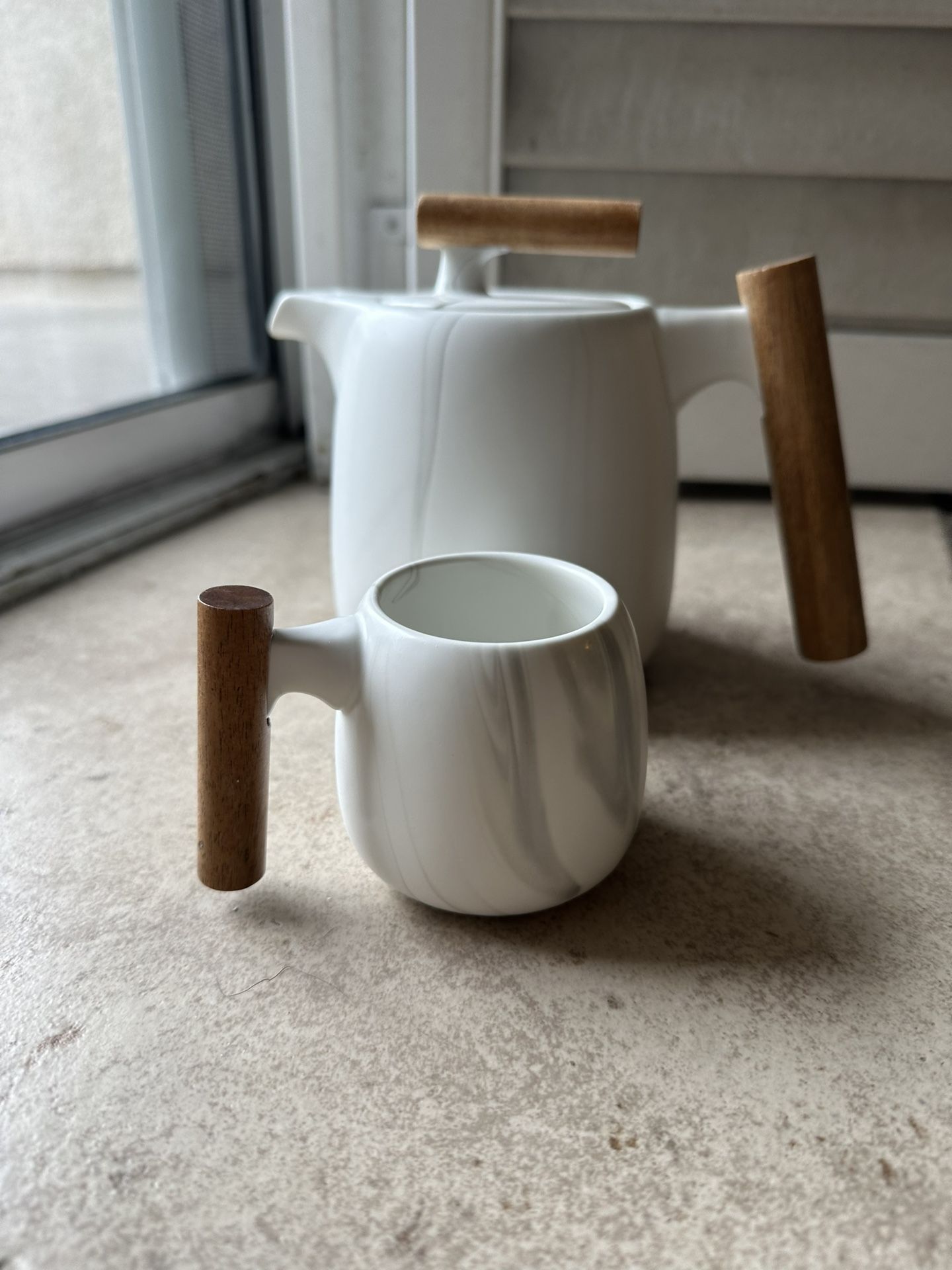 Japanese Style Modern Teapot With Strainer & Teacup for Sale in West ...