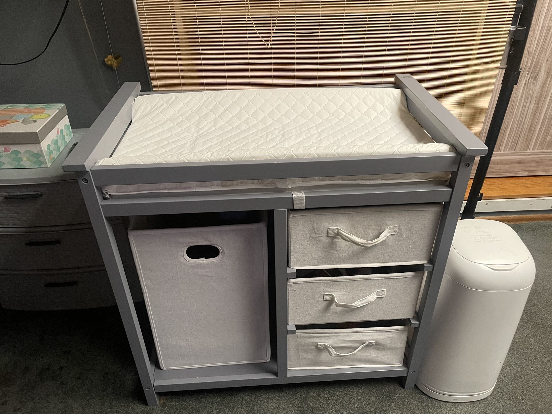 Grey Changing Table for Sale in Sacramento, CA - OfferUp