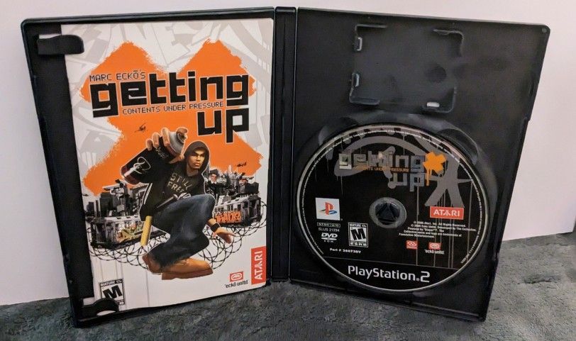 MARC ECKO'S GETTING UP PS2 LIMITED EDITION (ULTRA RARE COLLECTORS SET ...