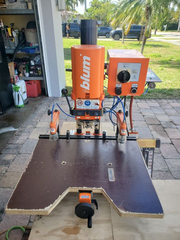Blum MINIPRESS P Boring and Insertion Machine Vertical 1x220v/60Hz M53 ...