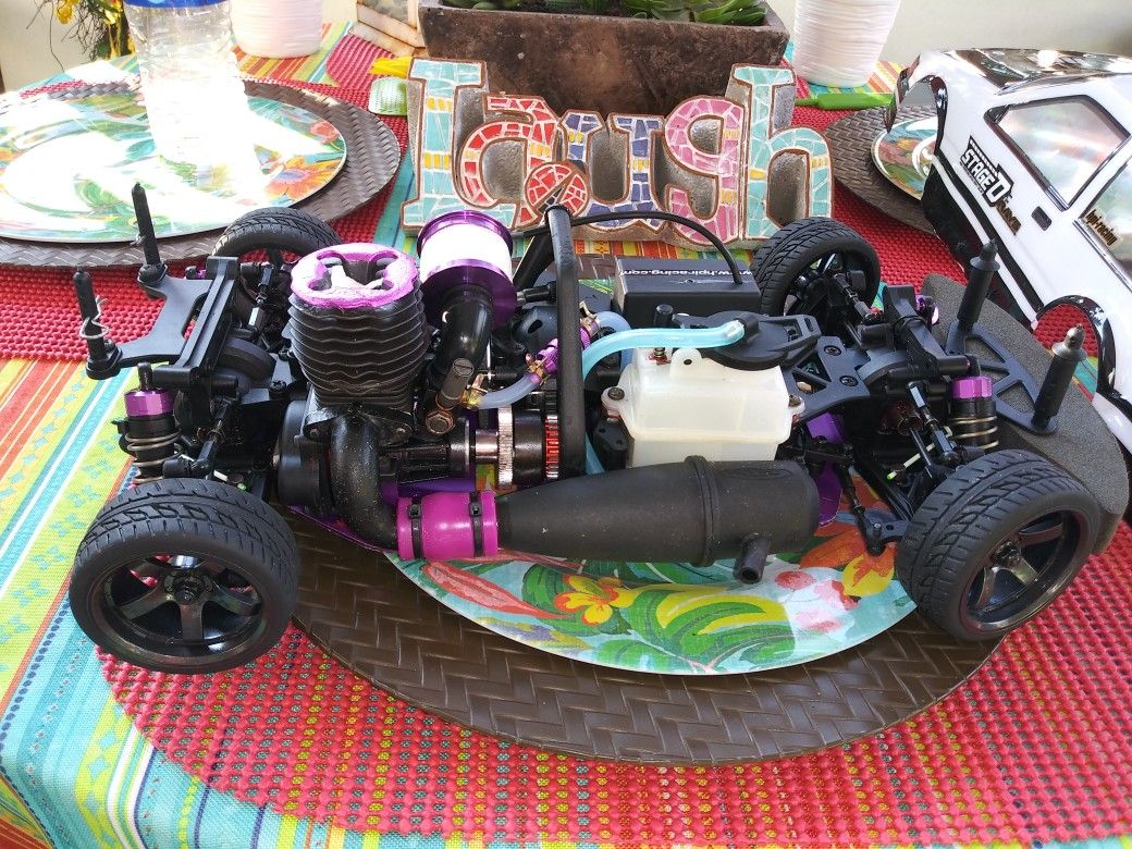Hpi RS4 18ss rc nitro drift car customize to the "T" for Sale in Chester, PA - OfferUp