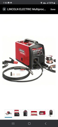 LINCOLN ELECTRIC Multiprocess Welder LE31MP DC MIG Stick Pack for Sale in Glendale AZ OfferUp