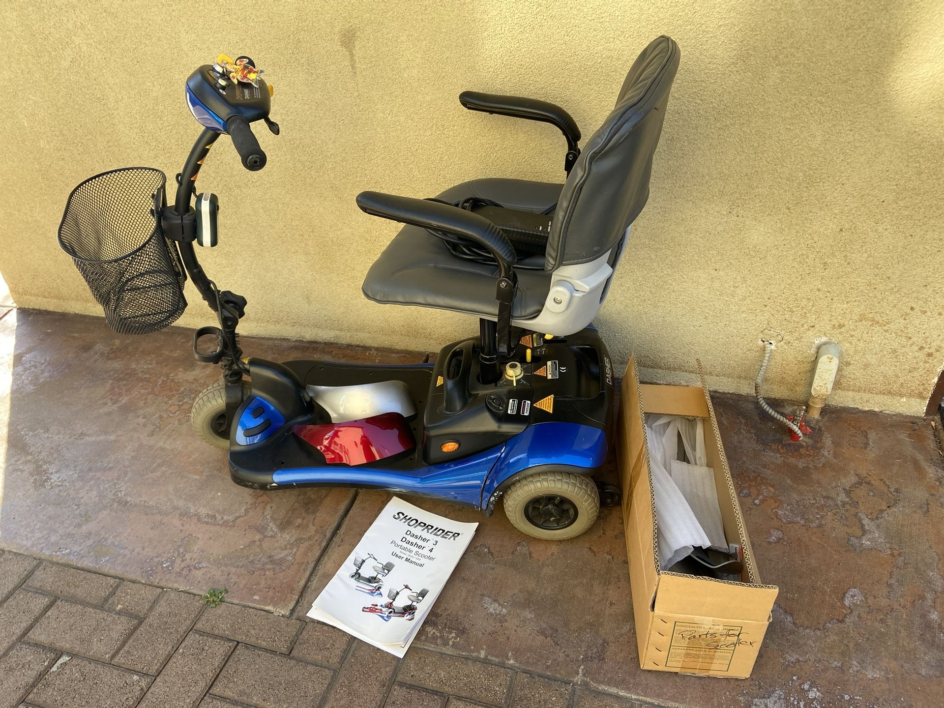 Shoprider Dasher Mobility Scooter Foldable for Sale in Pico Rivera, CA ...