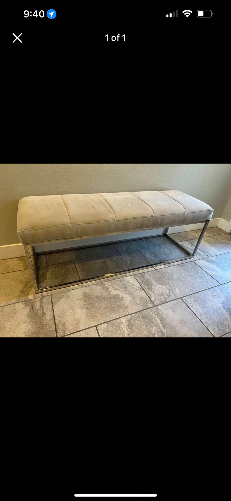 Living Spaces Bench 53x19x17 Z Gallerie CB2 Pottery Barn for Sale in ...