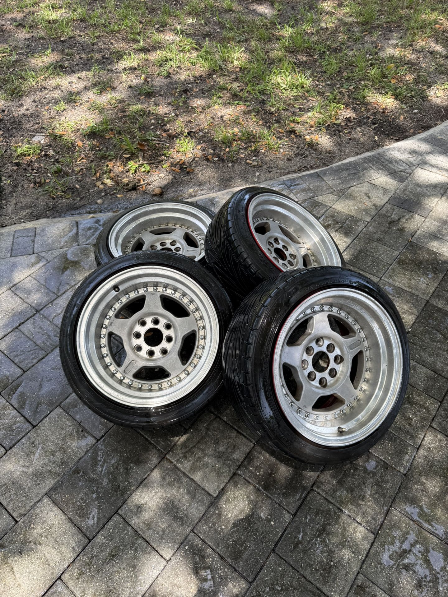 4x100 - 15x8 0 Offset Wheels & tires. for Sale in Fort Lauderdale, FL ...