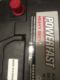 Interstate powerfast heavy duty battery for Sale in San Antonio, TX ...