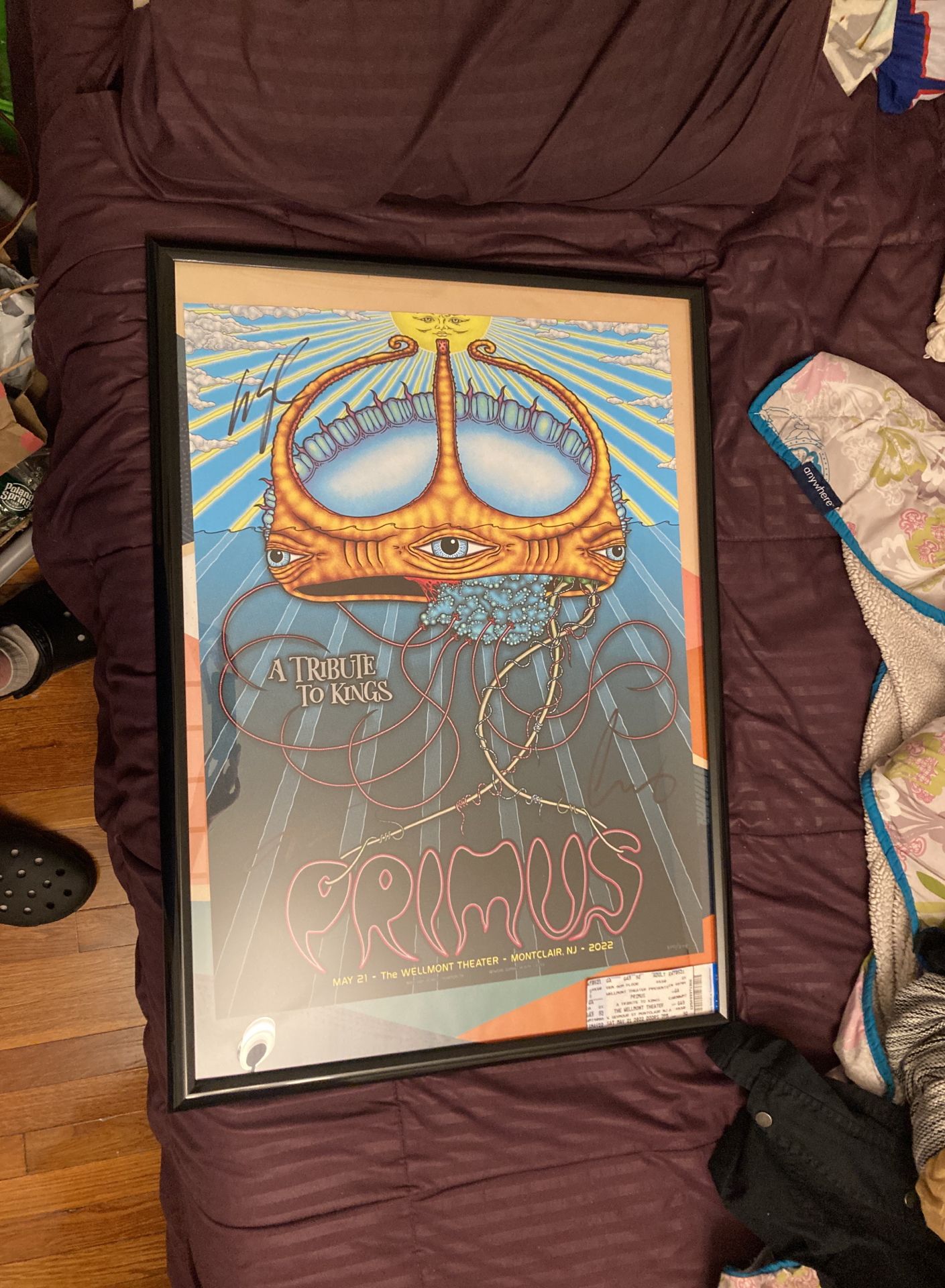 Primus Autographed poster With Ticket Stub AND Frame Included for Sale ...