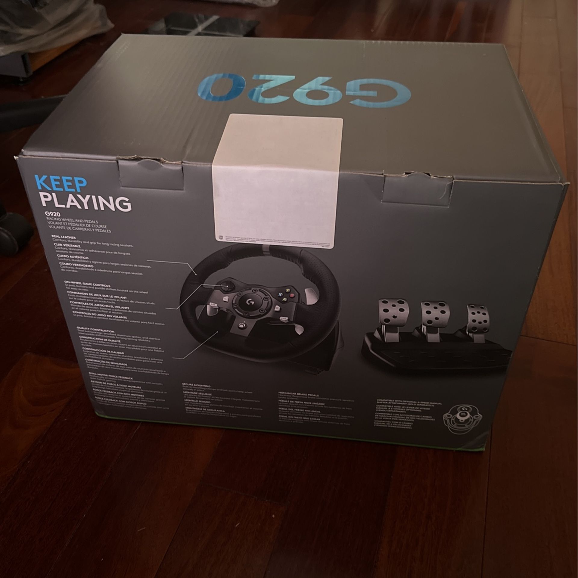Logitech G920 Steering Wheel With Paddle __READ DESCRIPTION!!!! for ...