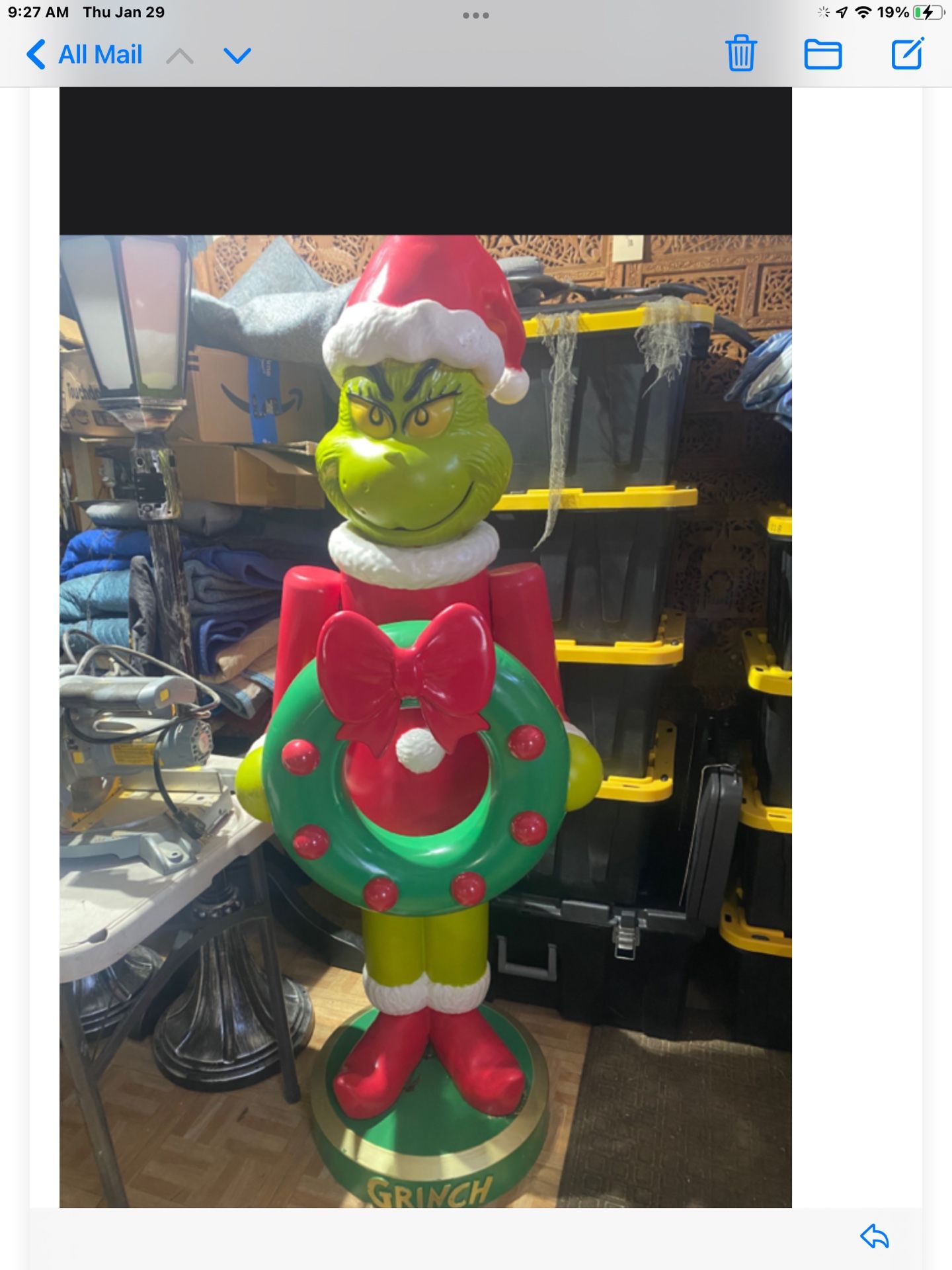 Grinch hard plastic super cool for Sale in Woonsocket, RI - OfferUp