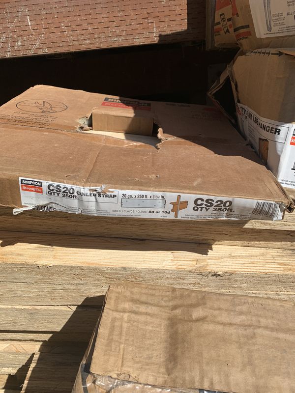 Simpson strong tie CS20 coiled utility strap gauge for Sale in Seattle ...