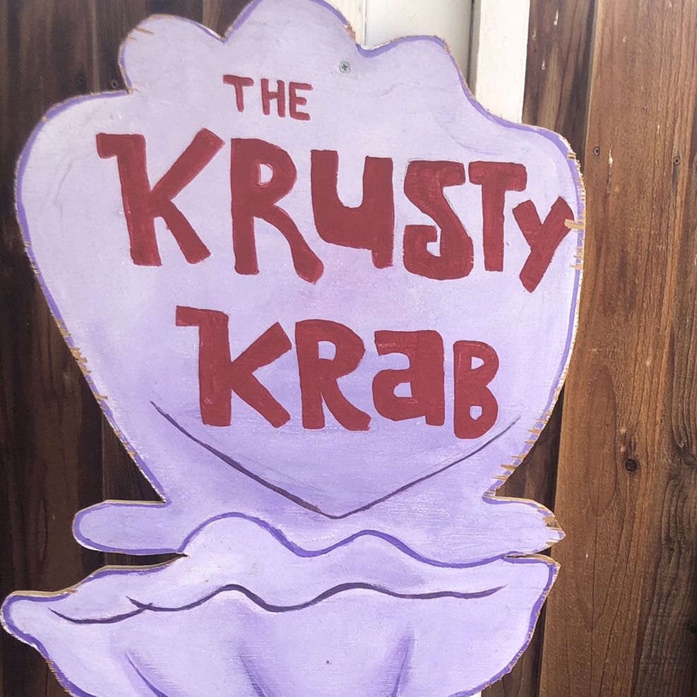 The Krusty Krab Sign
