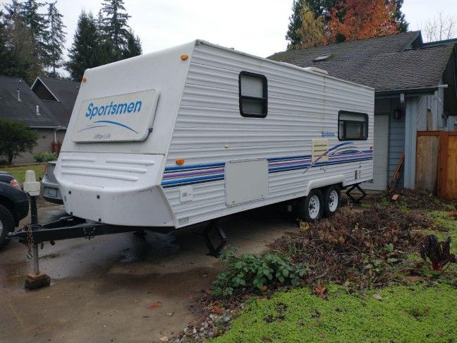 2000 Sportsman Ultralite Travel Trailer 23' Dual Axle w/slide Queen Bed ...