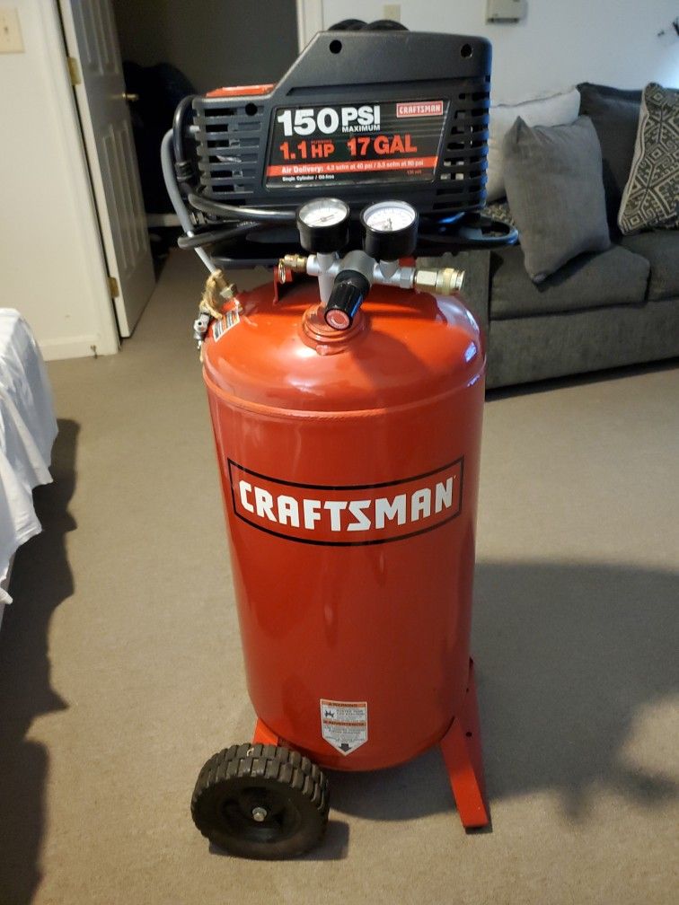 Craftsman 1.1 hp 17 2025 gallon air compressor