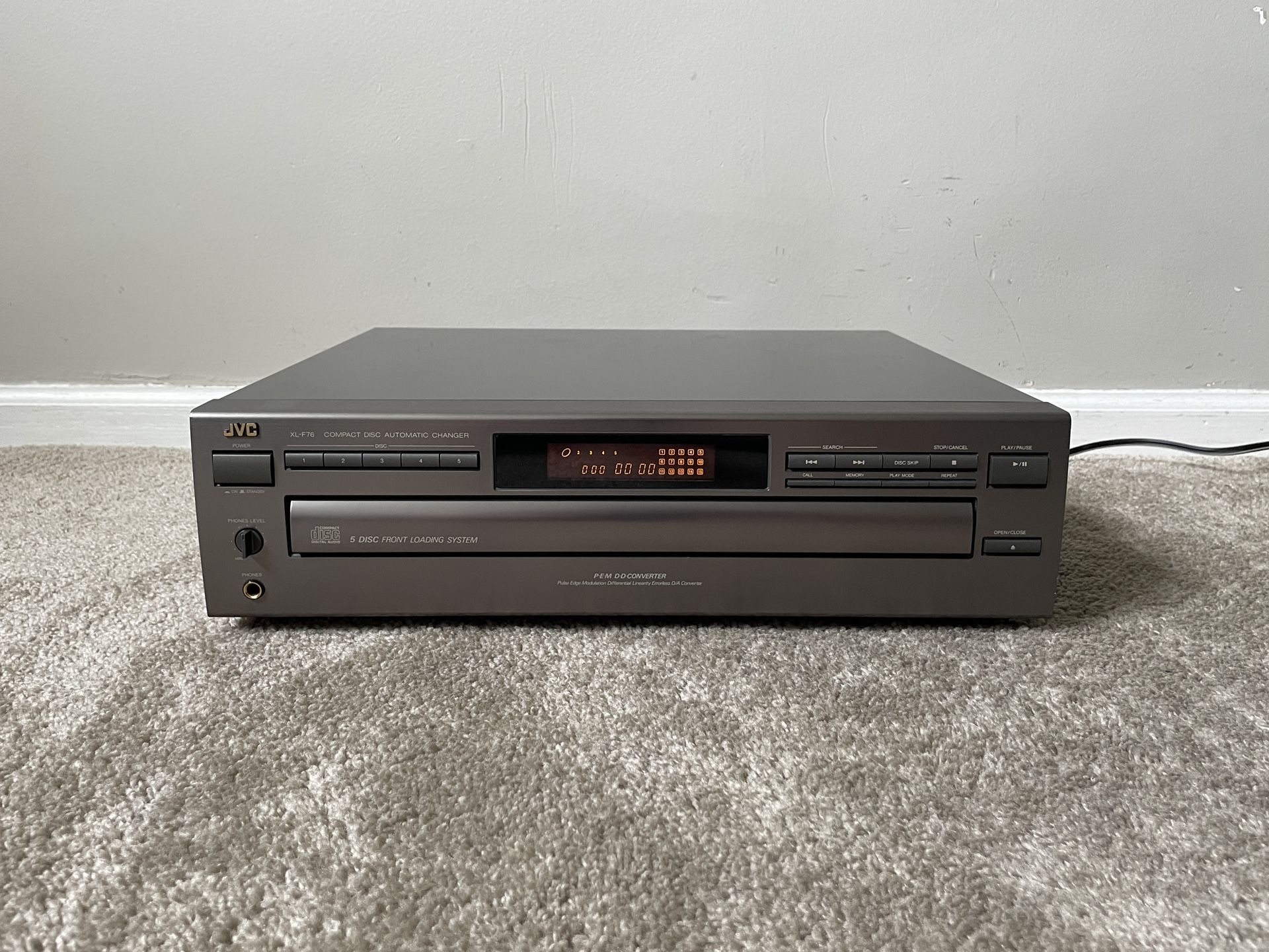 JVC XL-F76 5 Compact Disc CD Player Changer for Sale in Mount Prospect, IL - OfferUp