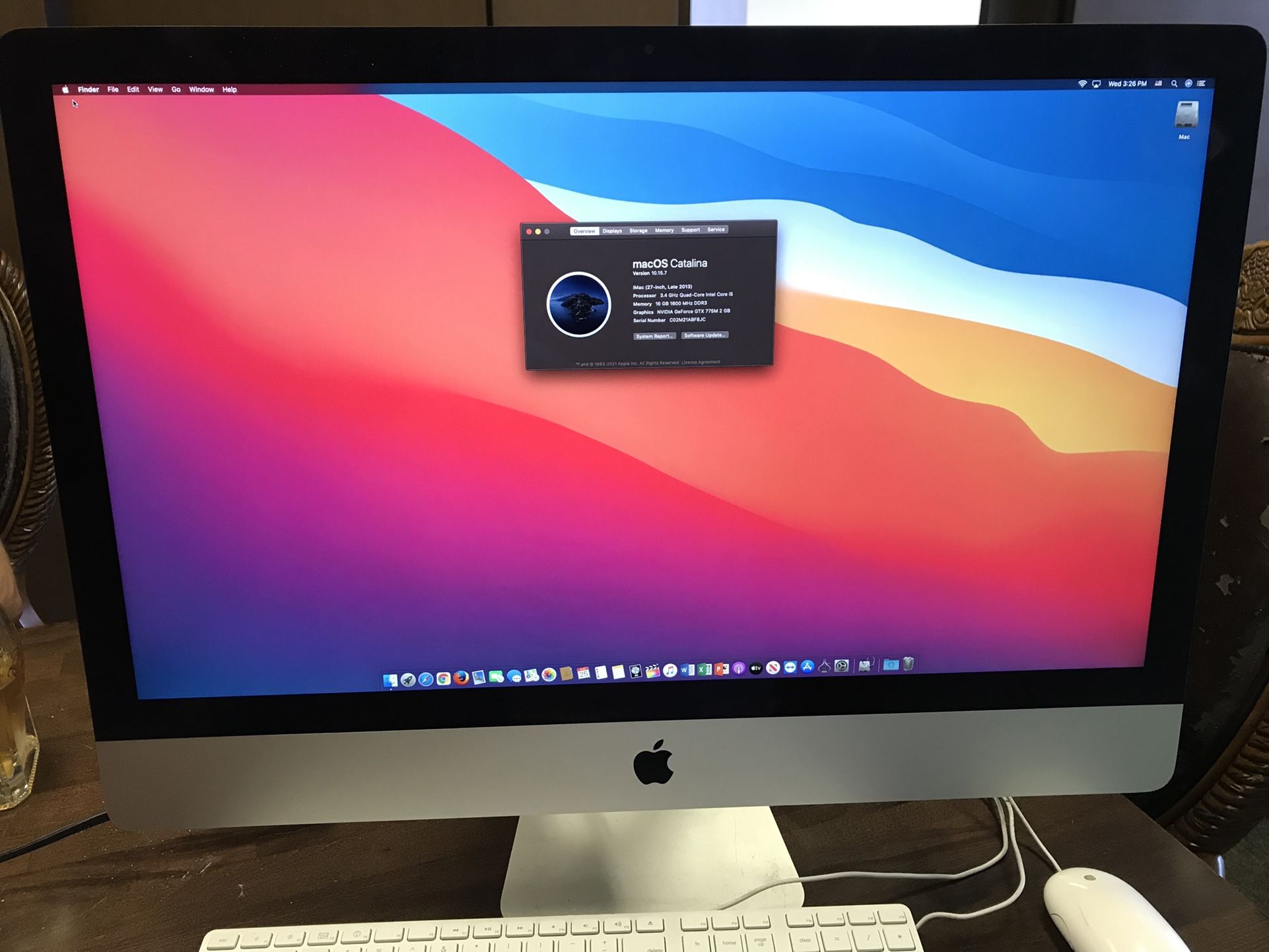 27” Super Thin Apple iMac All in One 16gb 1Tb Logic Pro, Final Cut Pro ...