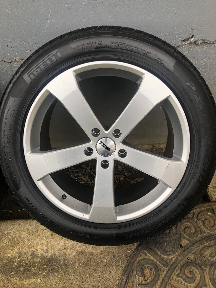 19" inch TSW alloy wheels with 5x114.3 5X114 5X115 5X4.5 5X4 1/2 bolt ...