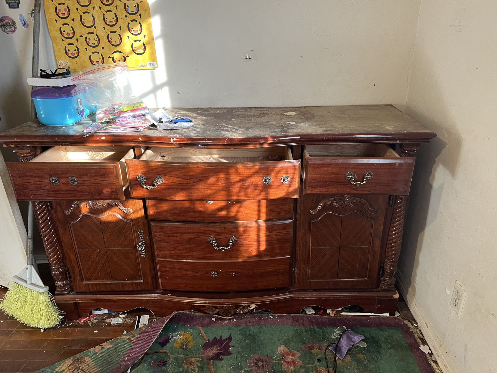 Dresser And Rug Used But Still Good Need Some Cleaning On Both Items ...