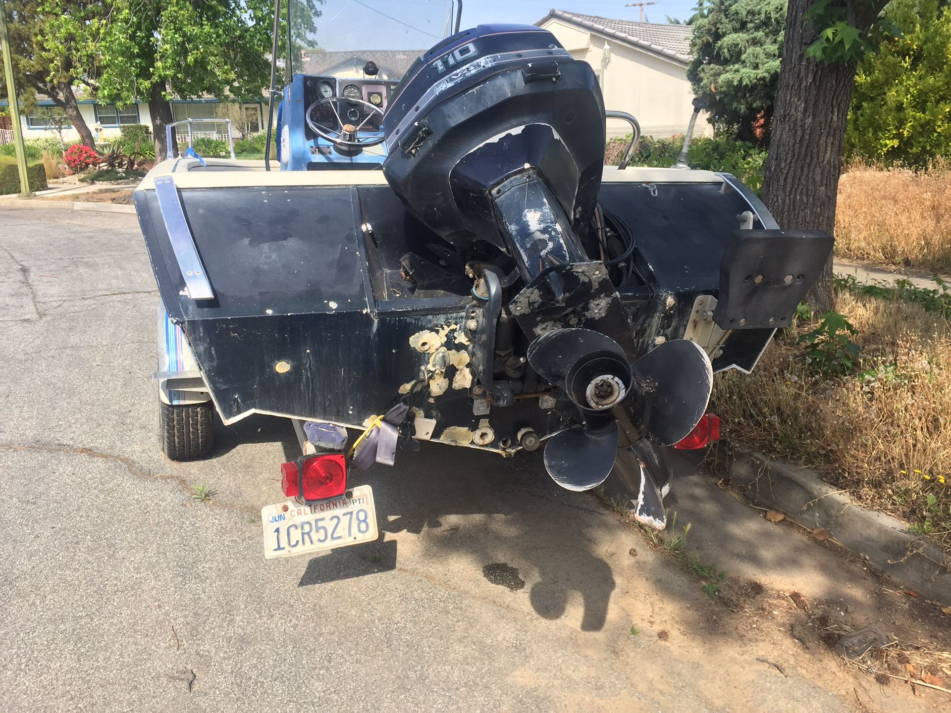 1989 Blue Fin Spectrum 1703 with Escort Trailer for Sale in San Jose ...