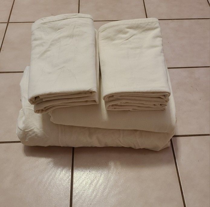Sheets California King 1 Flat 1 Fitted 4 Pillow Cases 100% Flannel King ...