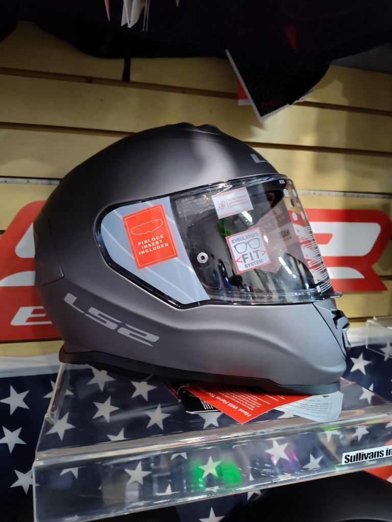 Titanium Gray Motorcycle Racing Helmet Brand New In A Box Available In ...