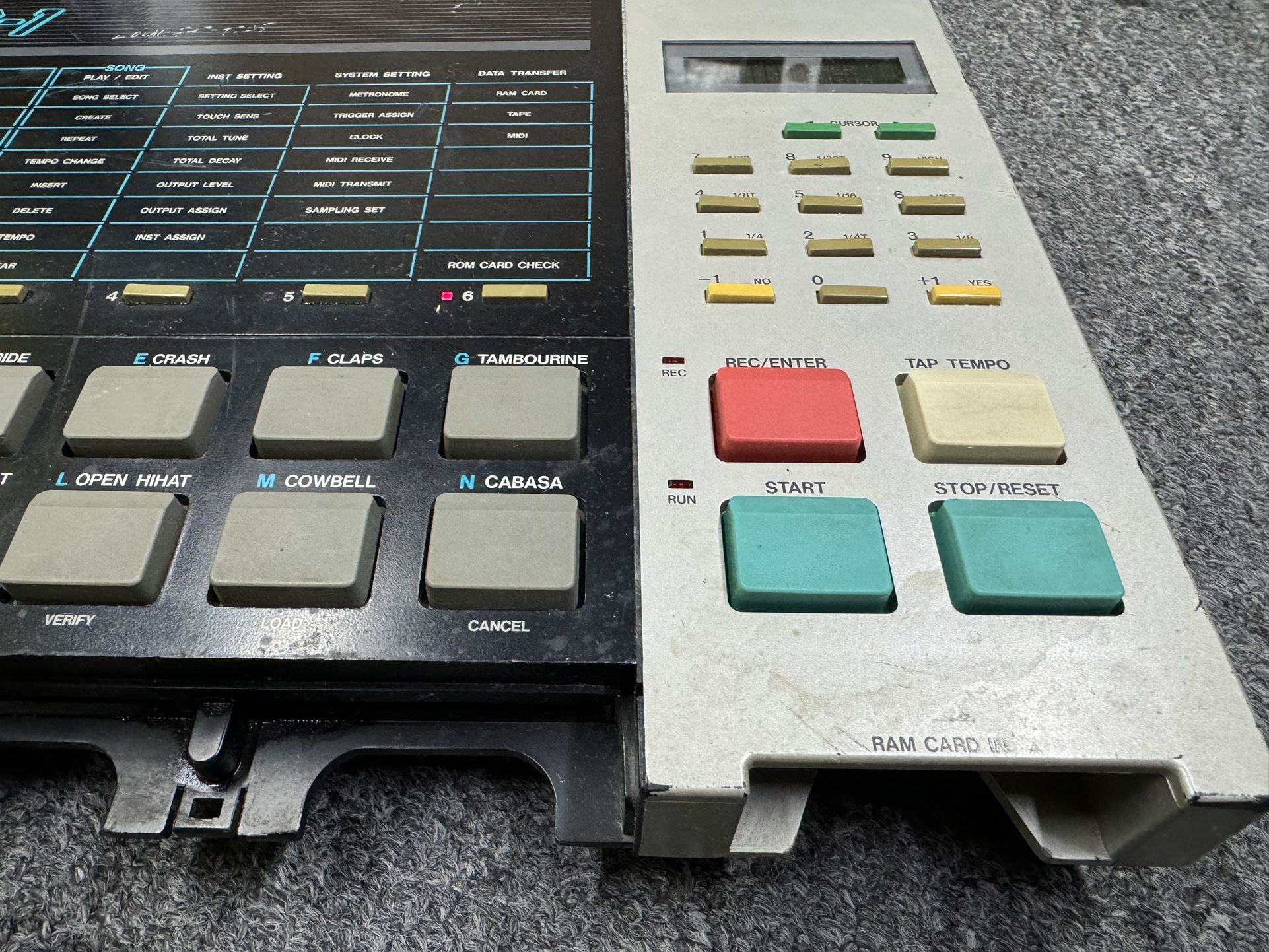 KORG DDD-1 Dynamic Digital Electronic Drum Machine Vintage Powers On ...