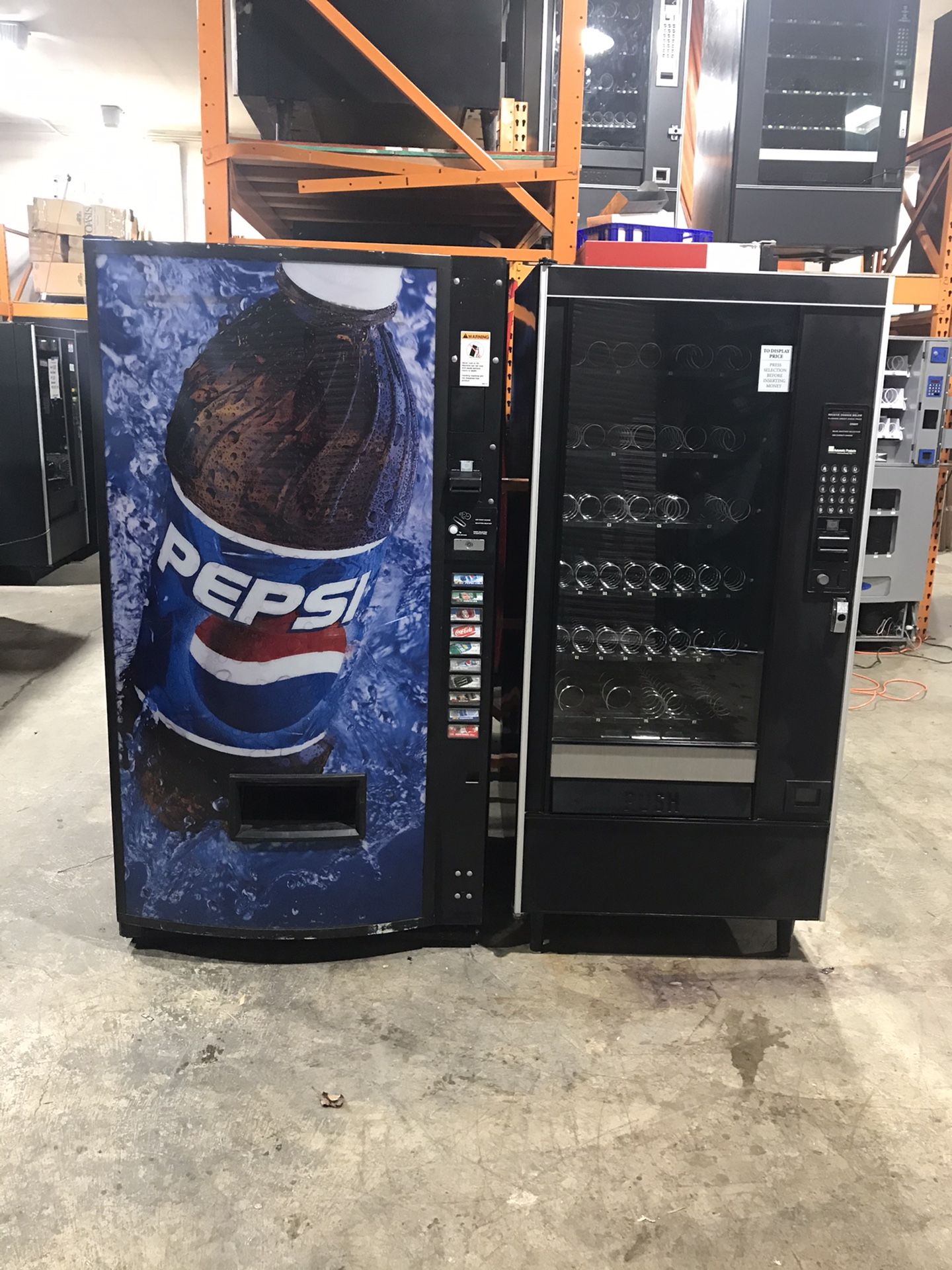 AP LCM2 Snack & Vendo 720 Soda Vending Machines + Free Delivery/Shipping for Sale in Monroe, WA ...