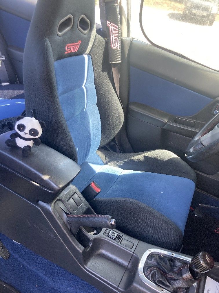 RARE JDM Option Recaro Gd Sti Seat GdA GDB GC GC8 02-07 99-01 Oem Blue ...