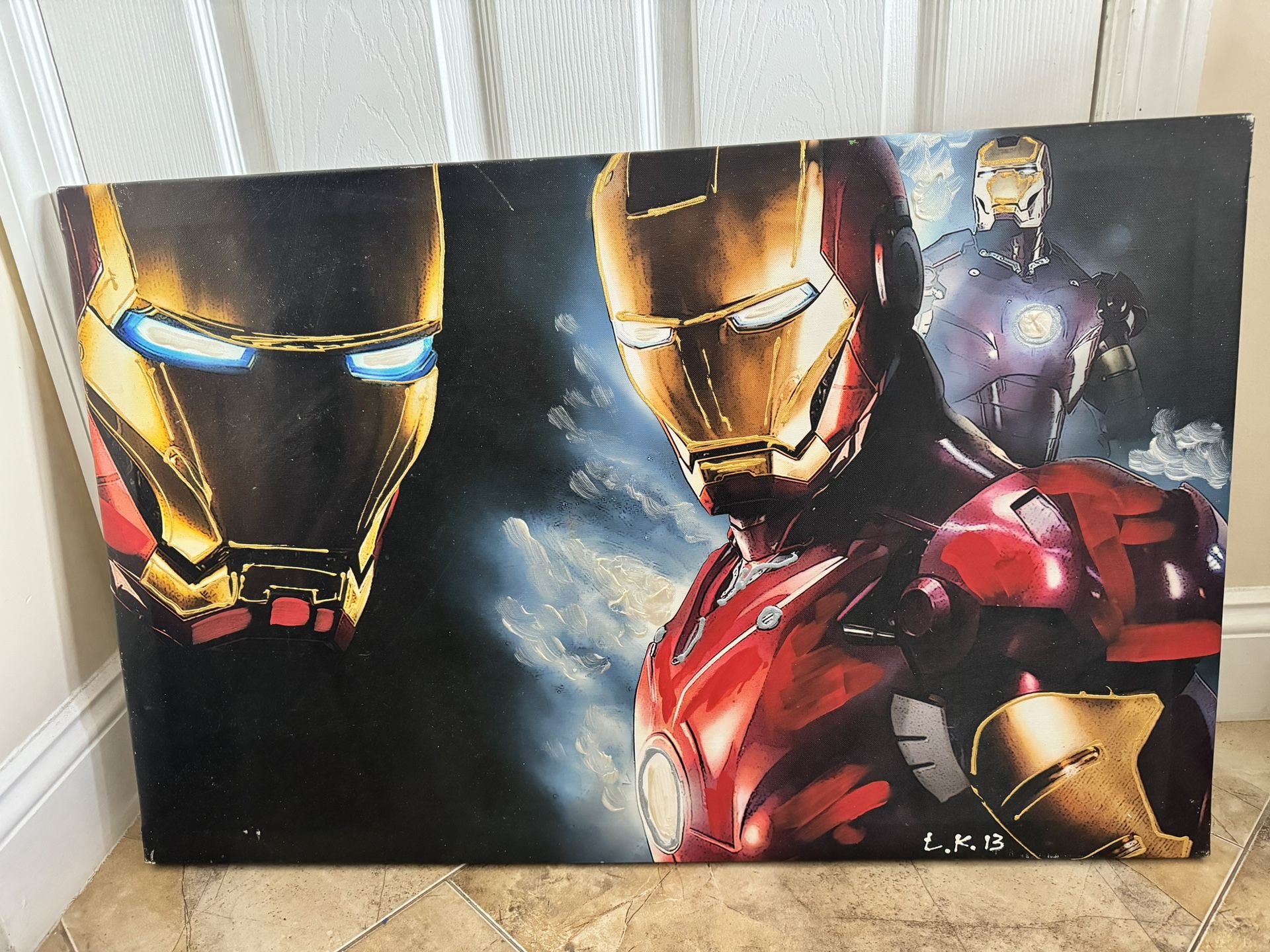 Iron man Frame Canvas for Sale in Fort Lauderdale, FL - OfferUp