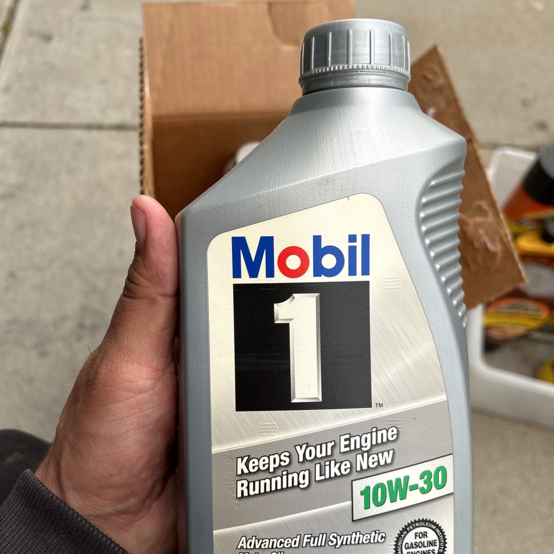 Brand New Mobil 1 Full Synthetic 10w30 10w-30 for Sale in Chino, CA ...