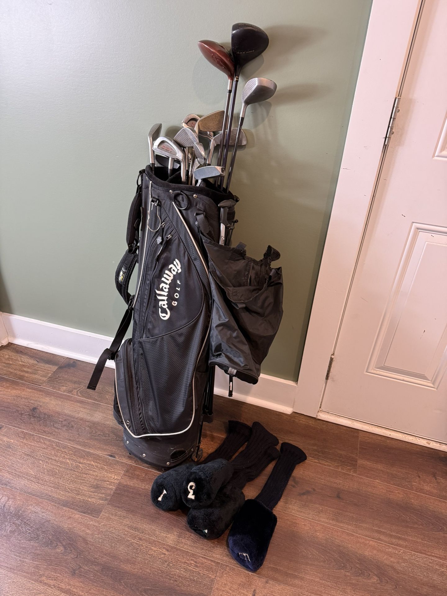 Callaway golf stand bag with Bob Mann Who-Dinni Iron Set Regular Flex ...