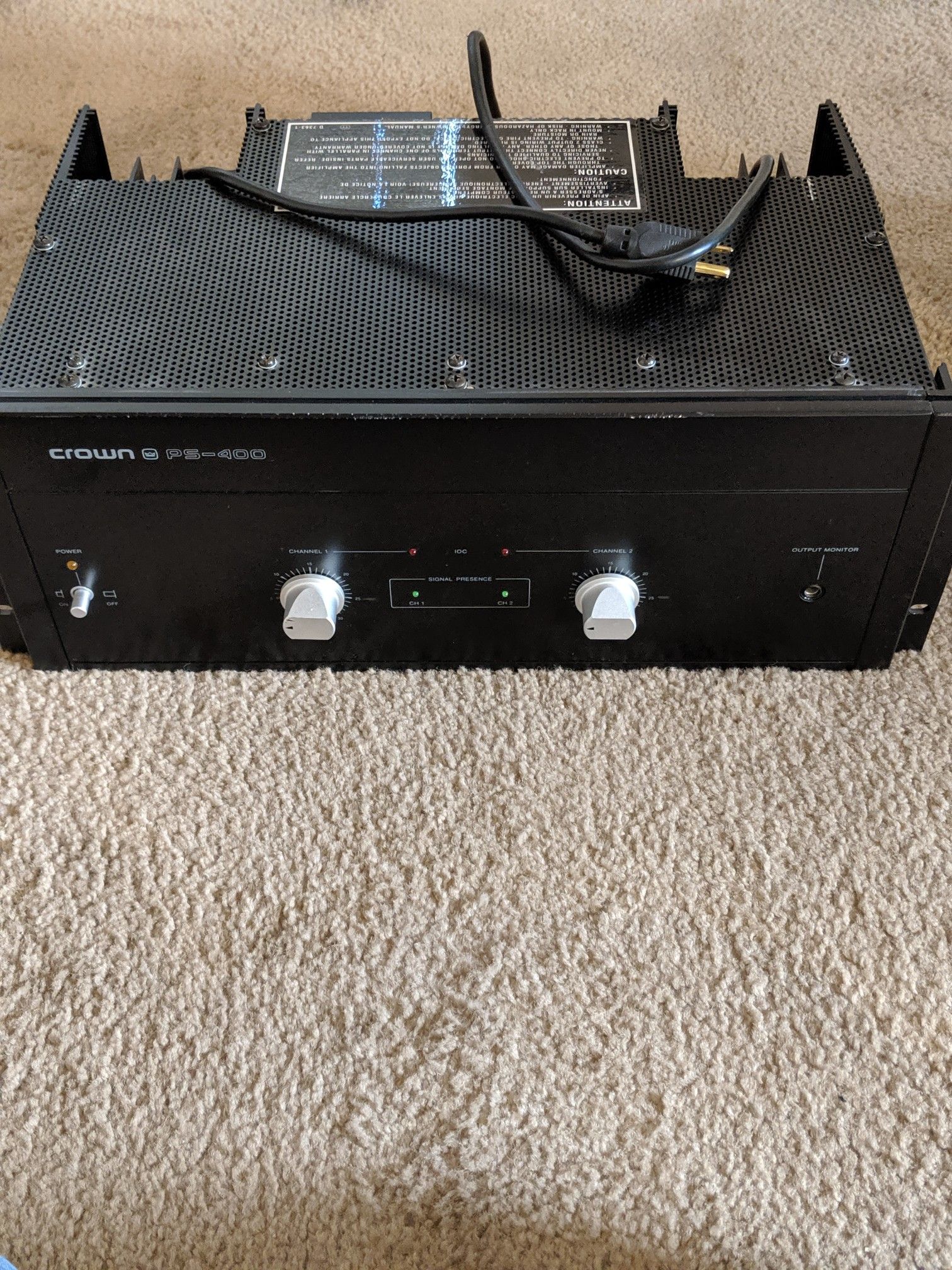 Crown PS-400 Amplifier - Is Good! for Sale in Phoenix, AZ - OfferUp