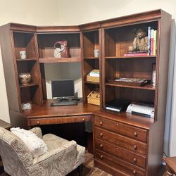 Ethan Allen British Classics Corner Desk 4 piece for Sale in League City TX OfferUp