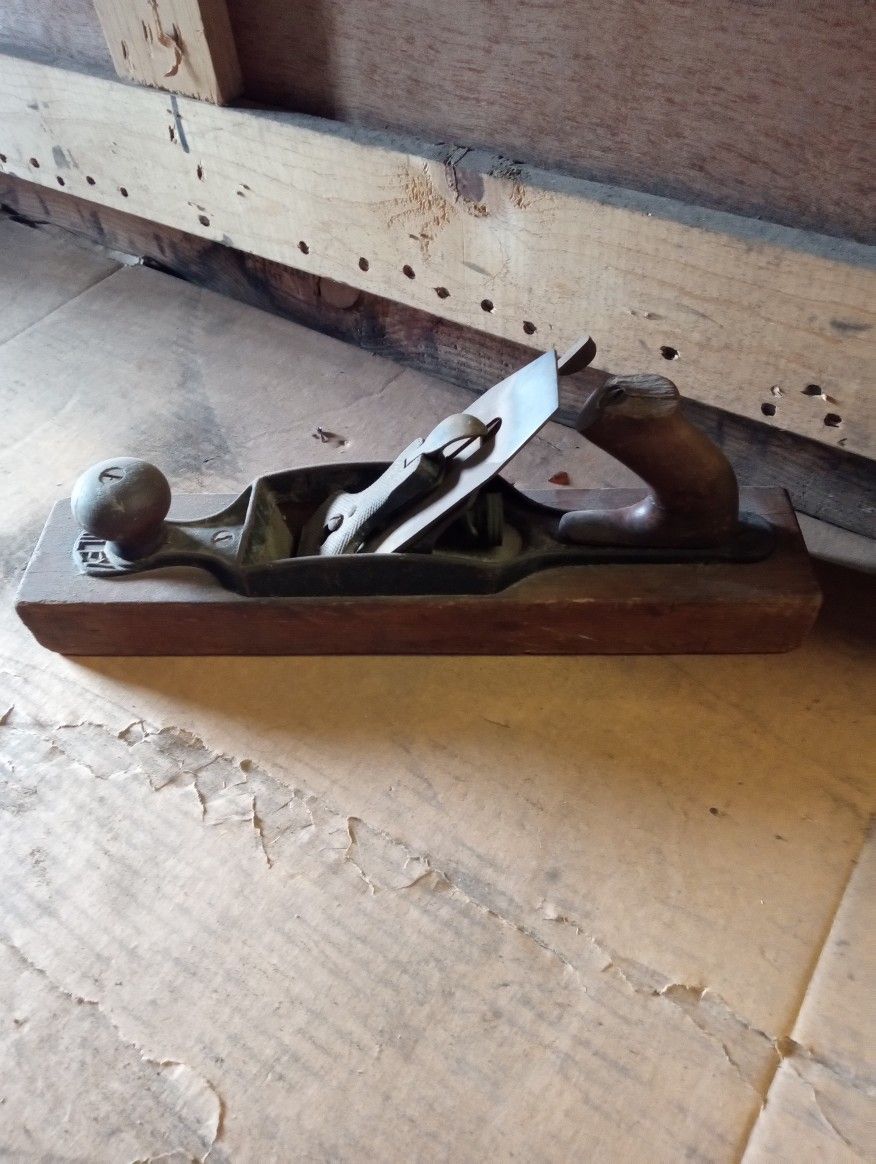 Stanley Bailey No. 27 1/2 Plane Transitional Jack Plane Tool Wood Hand ...