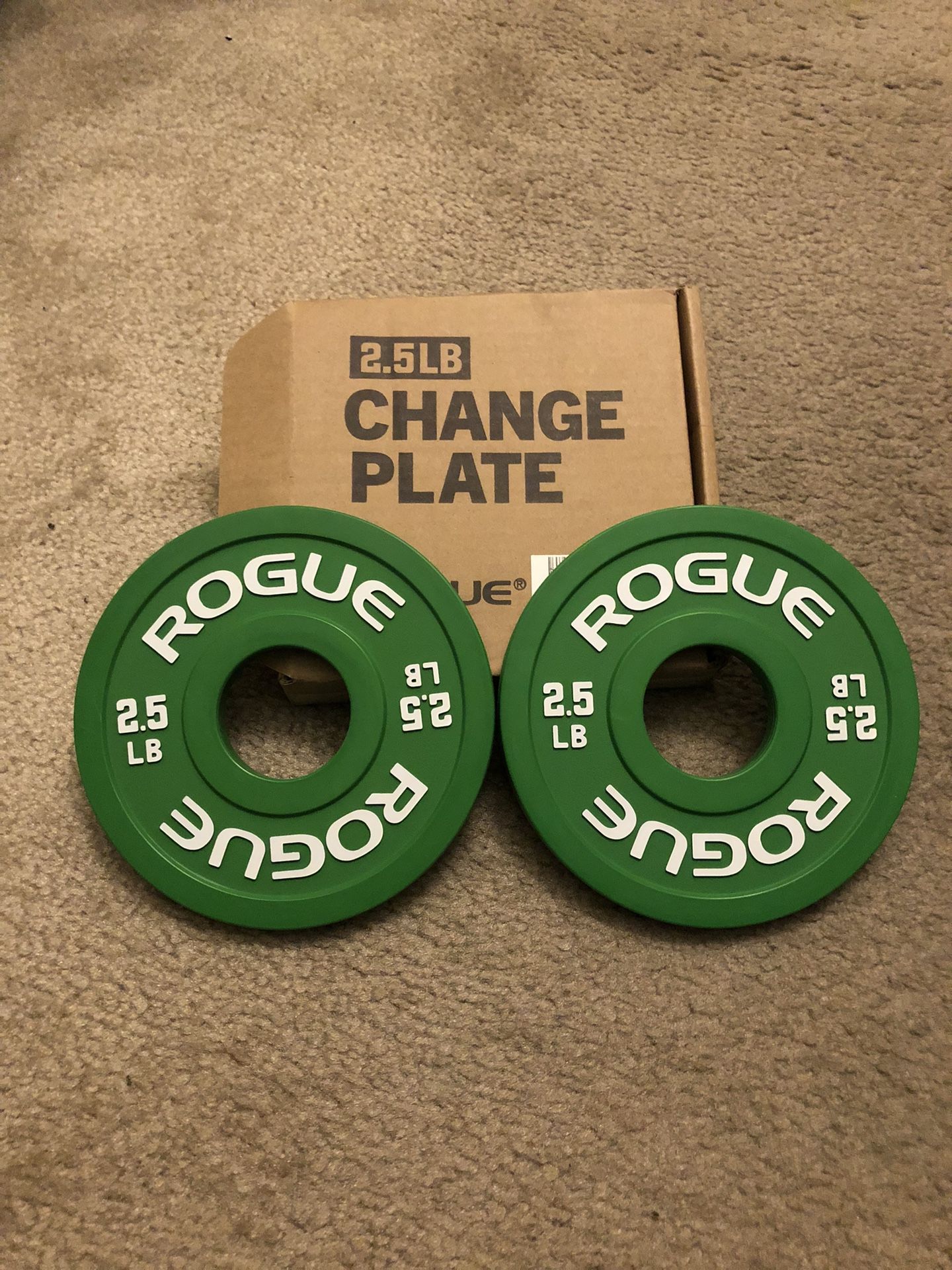 Pair of 2.5 lbs ROGUE Fitness Change Weight Plates BRAND NEW for Sale ...