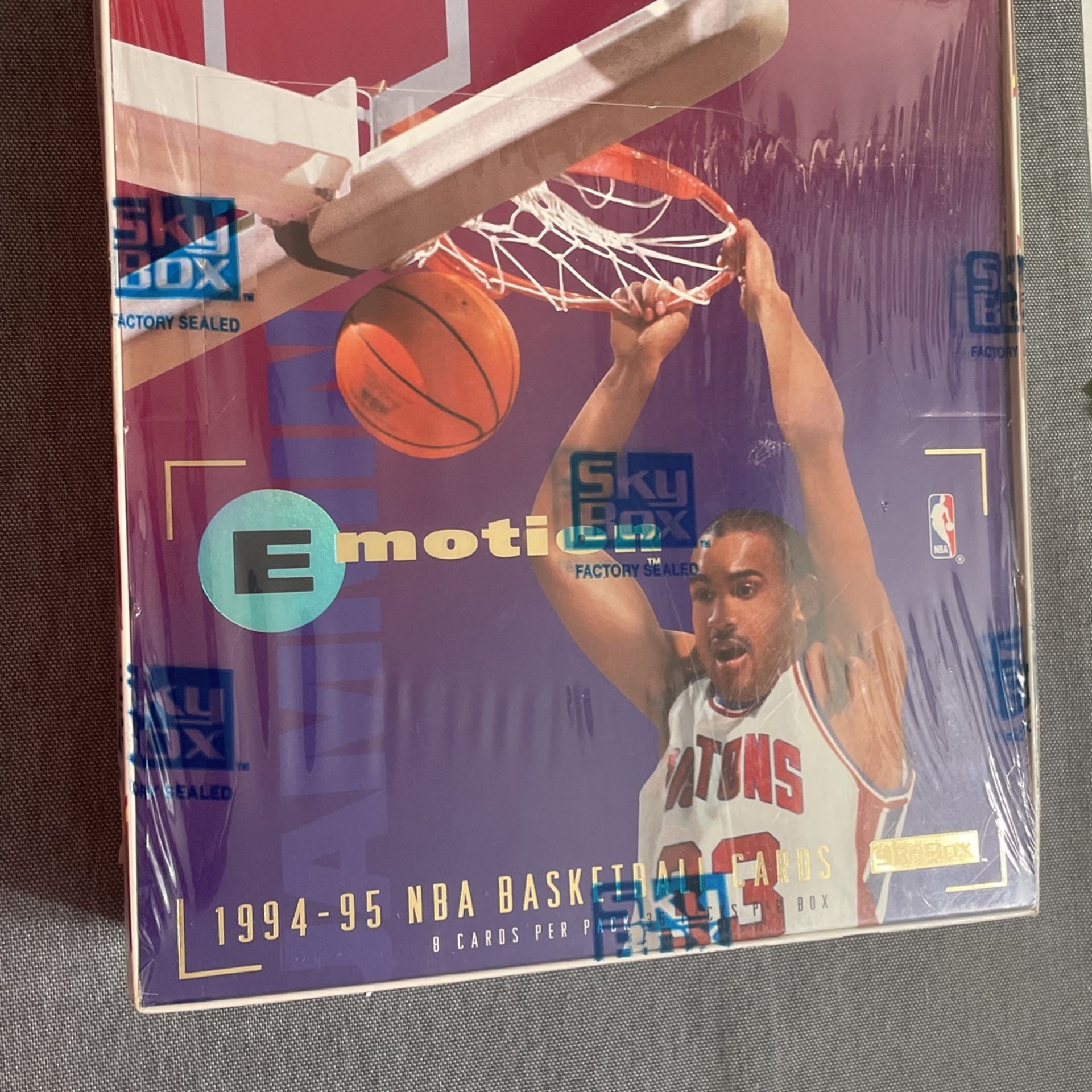 1994-95 NBA Basketball Cards- Skybox Emotion - Sealed Box - 36 Packs ...