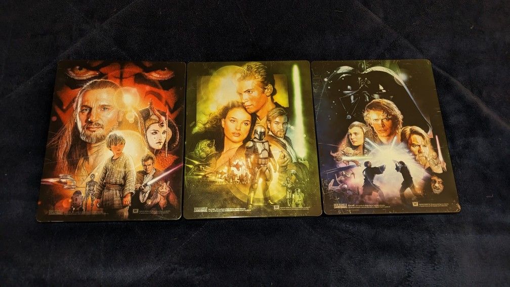 Star Wars Episode I,II,III Blu Ray Steelbooks for Sale in Chino, CA ...