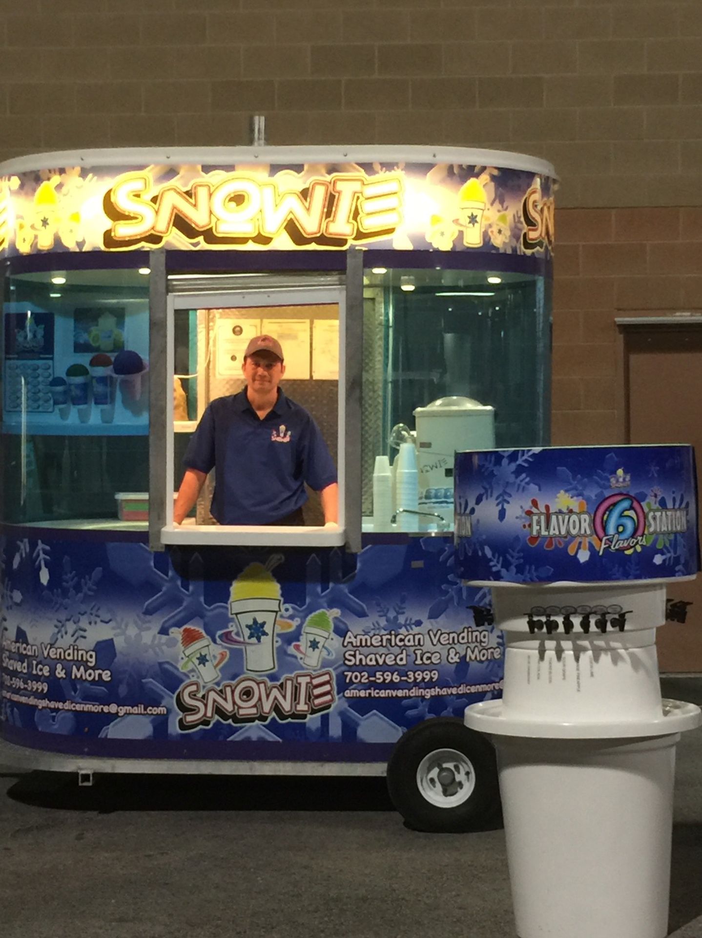 Snowie Shaved Ice 5 x 8ft concession food truck trailer for Sale in ...
