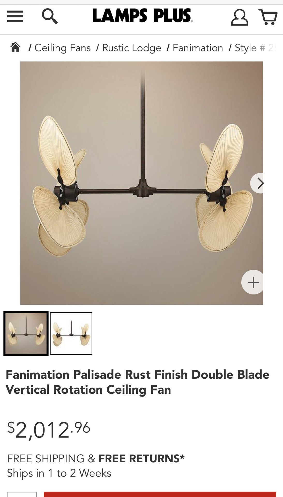 Vertical Rotating Ceiling Fans | Shelly Lighting