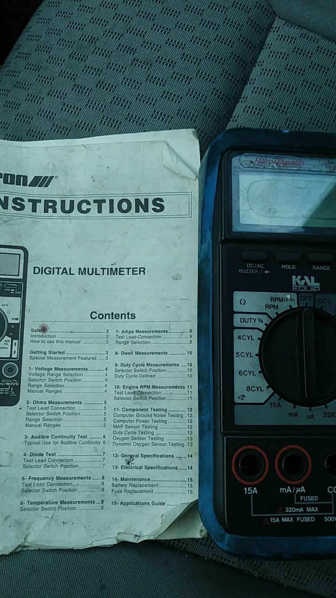 Multimeter (Matco Diagnostics) for Sale in Ocala, FL - OfferUp