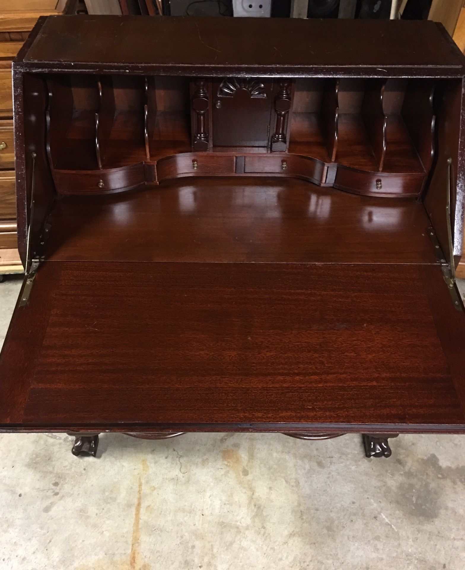 Vintage Maddox Col Governor Winthrop Executive Secretary Office Desk ...