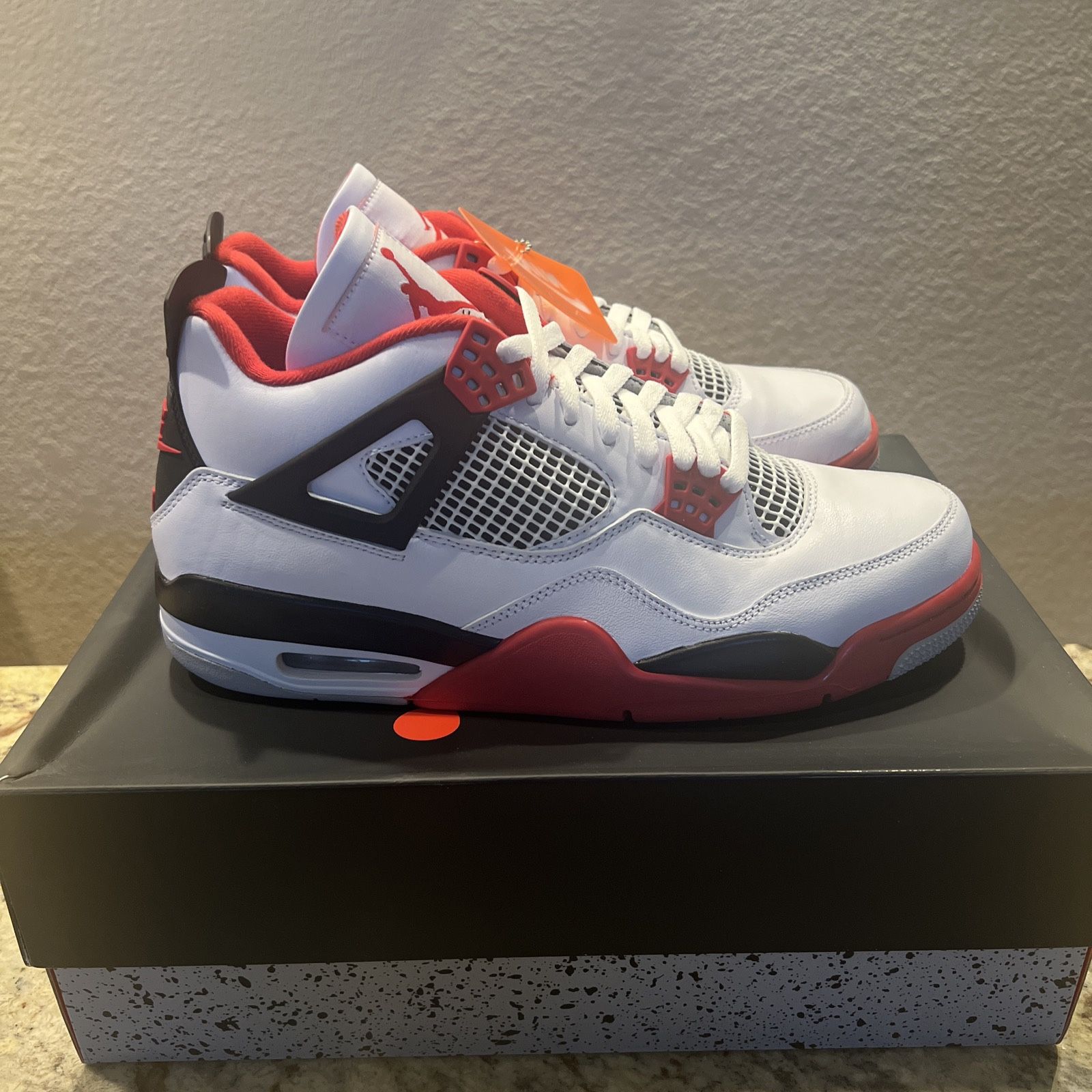Nike Air Jordan 4 Retro Fire Red 2020 Men’s Size 12 DC7770-160 Brand ...