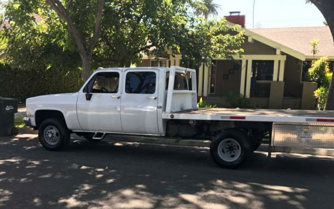 1982 K30 4X4 ONE TON CHEVY CREW CAB FLATBED TRUCK NEW EVERYTHING inc ...