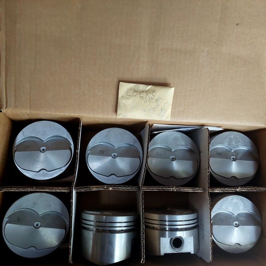 Z28 (68/69) 302 CHEVY NEW PISTON SET FREE DELIVERY BAKERSFIELD TO ...