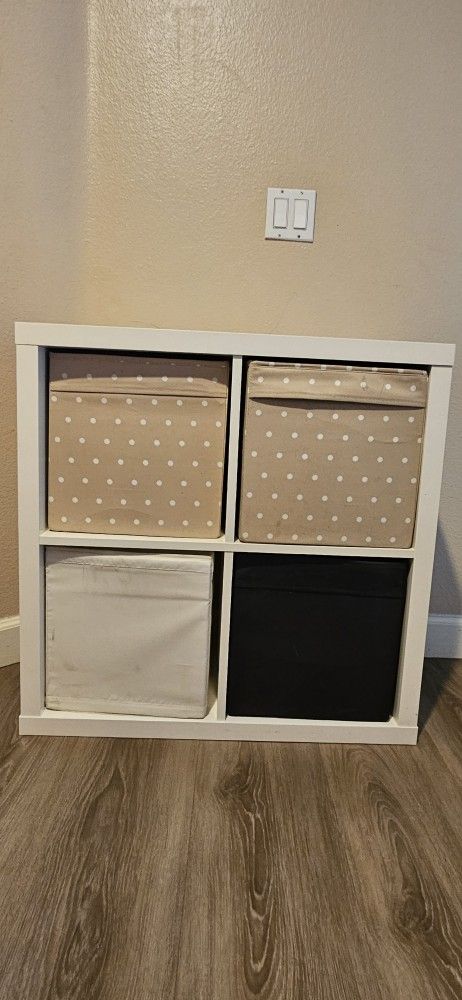 Ikea KALAX 4X4 Shelves With Inserts for Sale in San Diego, CA - OfferUp