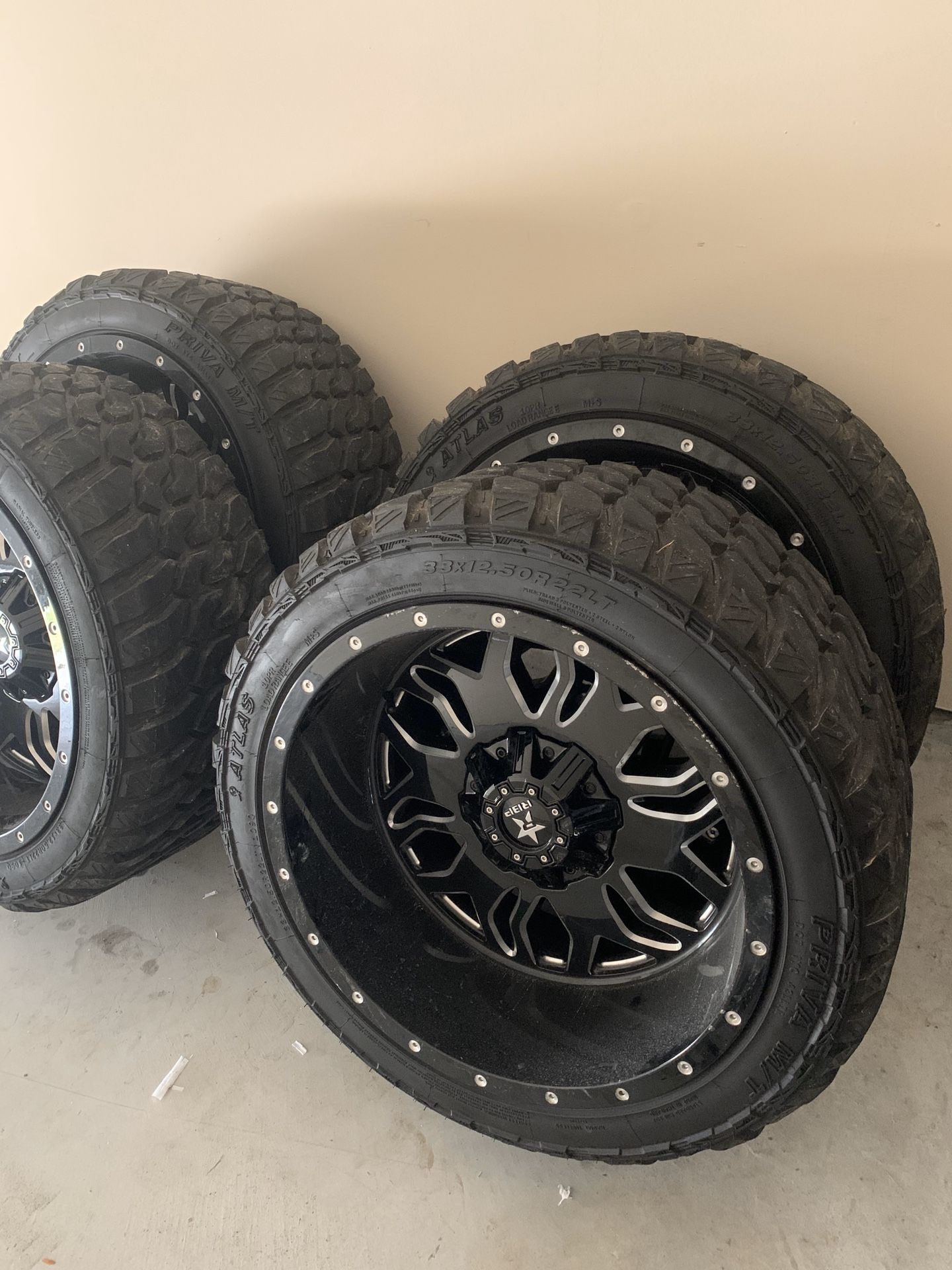 RBP Rims 22X12 w/ 8 Lug 33 inch Tires for Sale in Missouri City, TX ...
