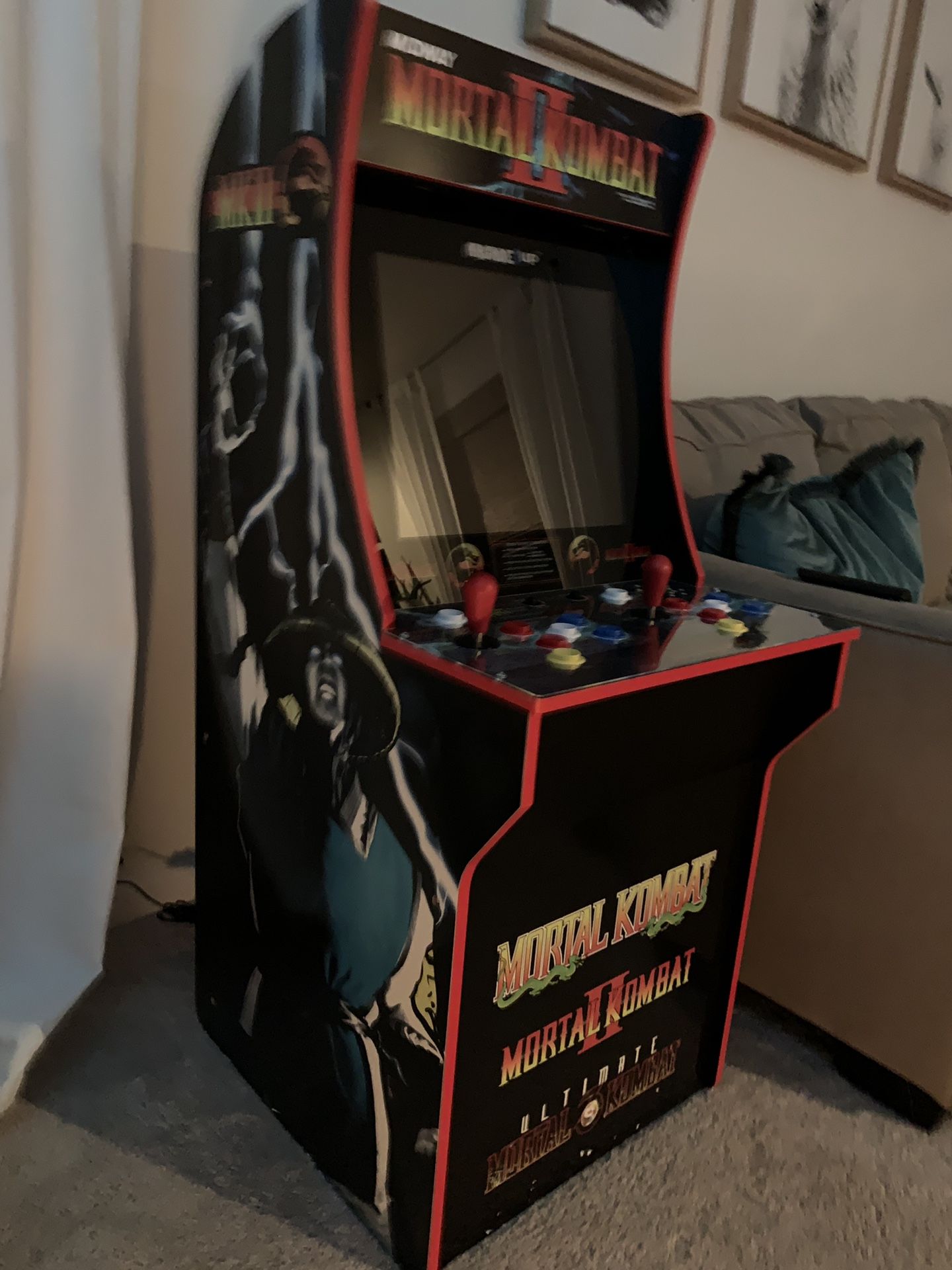 Arcade 1up mortal Kombat II Cabinet for Sale in Joliet, IL - OfferUp