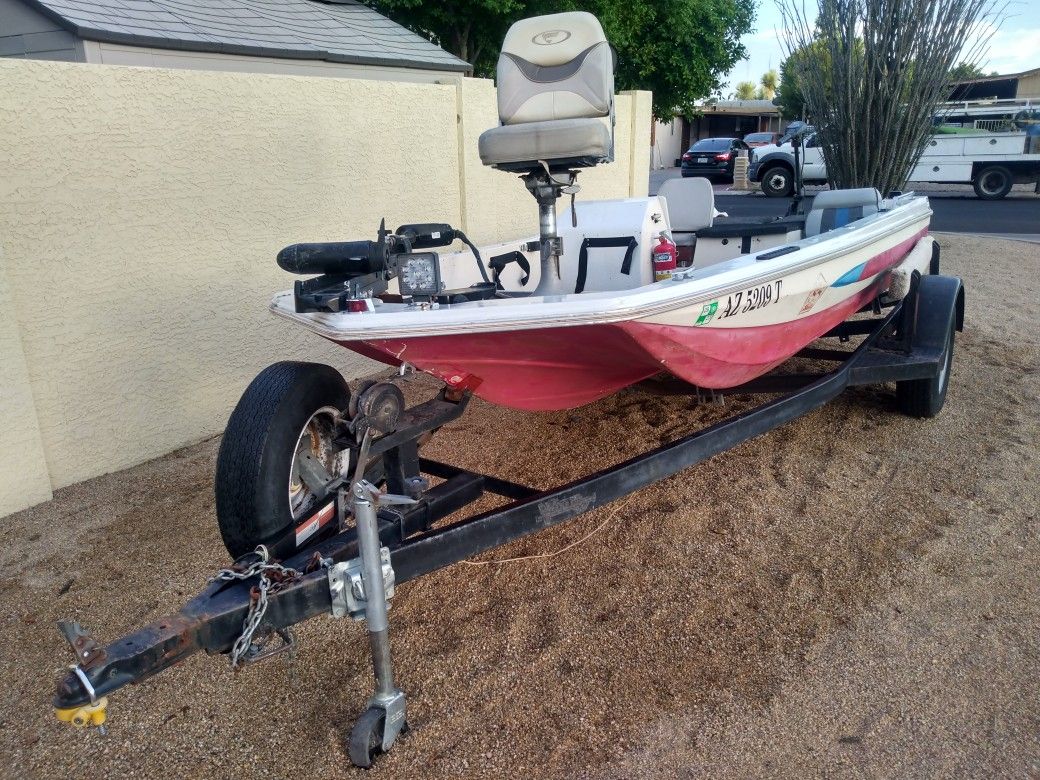 Skeeter Bass Boat With Trailer And Extras for Sale in Phoenix, AZ - OfferUp