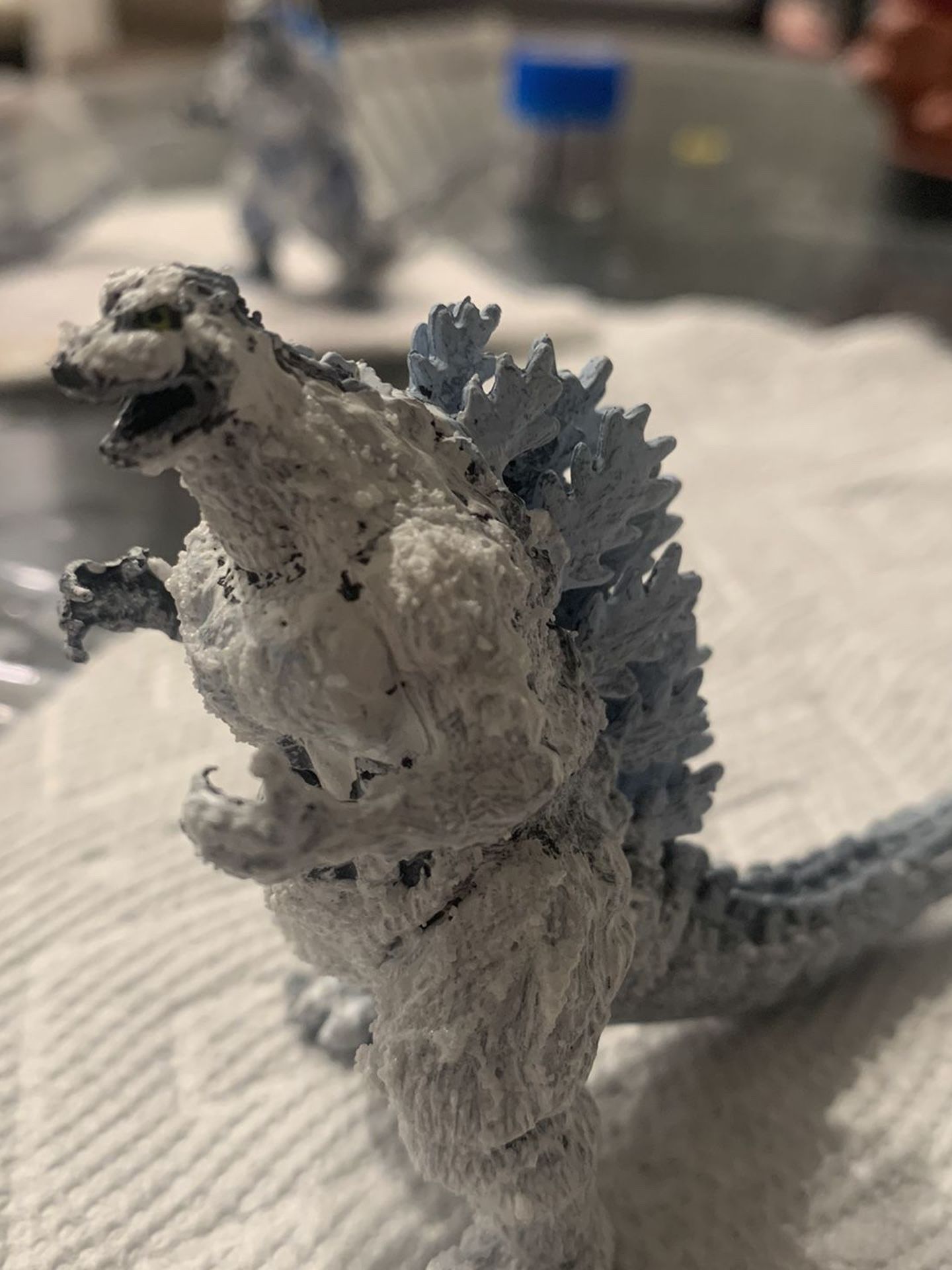 Gashapon Snow Godzilla Figure Custom!! for Sale in Corona, CA - OfferUp