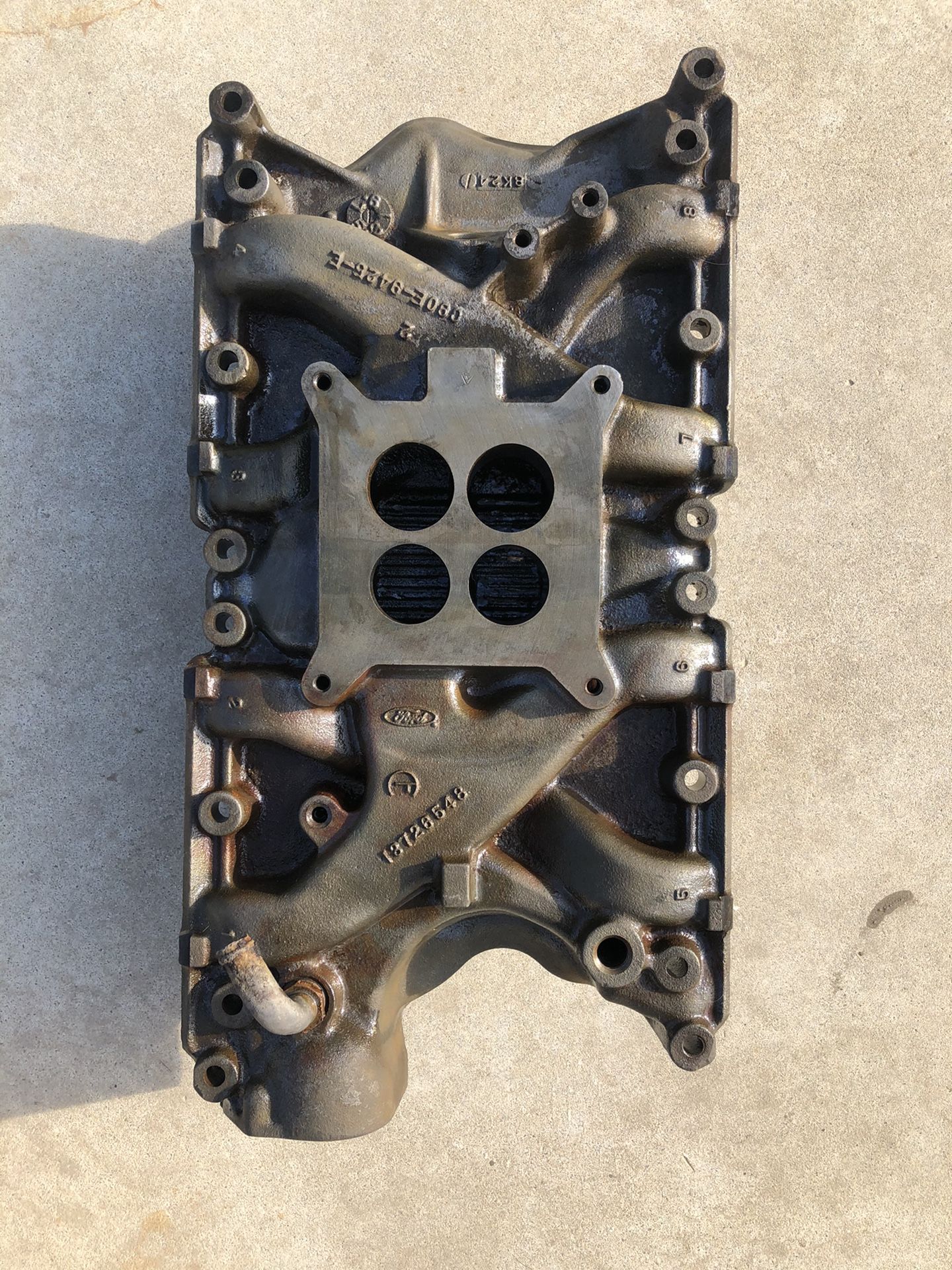 67 68 69 Ford Mustang 351w intake manifold 4 barrel 1969 for Sale in ...